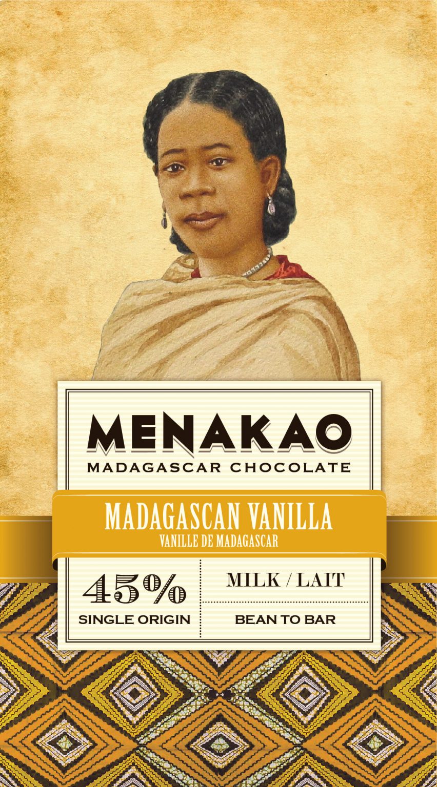 Milk Chocolate 45% - Madagascar Vanilla - Menakao Madagascar Chocolate